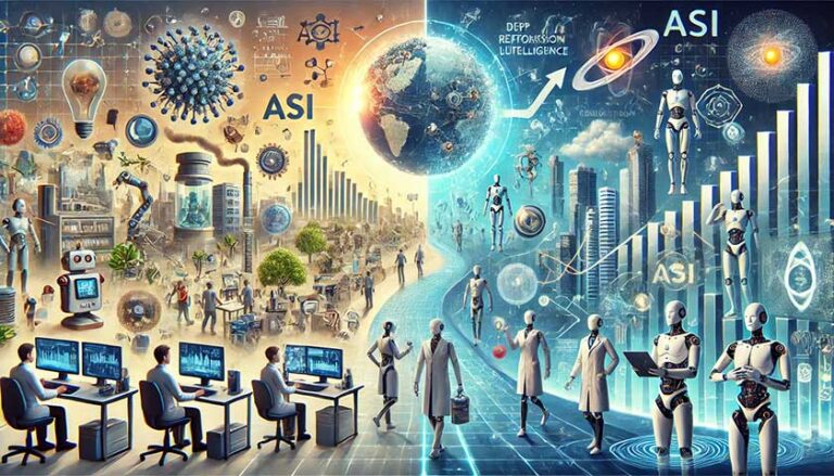 AGI（汎用人工知能）とASI（人工超知能）の違いと可能性を探る | はじめてのIT化、DXならアカリンク