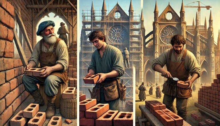 「3人のレンガ職人」に学ぶ目的意識とDXの真髄 | はじめてのIT化、DXならアカリンク