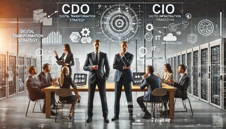 デジタルトランスフォーメーションにおける重要なポジション、CDO、CIO、CTOの役割解説 | はじめてのIT化、DXならアカリンク