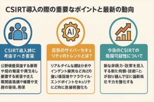 CSIRT構築・導入のポイント：SOCとの違い、役割、支援サービスを解説 | はじめてのIT化、DXならアカリンク