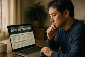 エンドツーエンド暗号化(E2EE)とは？仕組みとセキュリティを紹介 | はじめてのIT化、DXならアカリンク