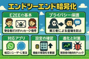 エンドツーエンド暗号化(E2EE)とは？仕組みとセキュリティを紹介 | はじめてのIT化、DXならアカリンク